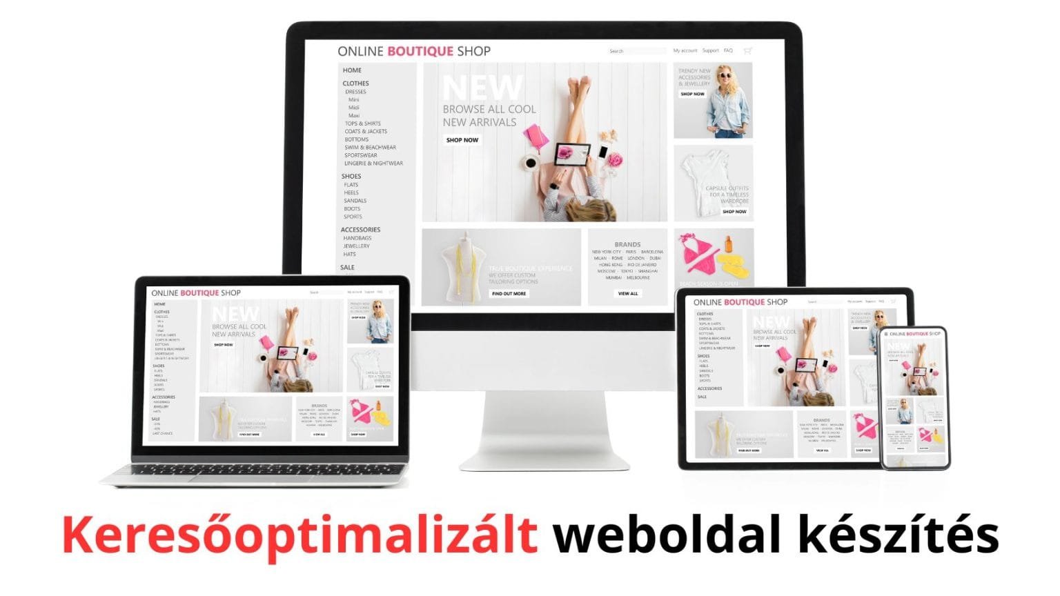 Keresőoptimalizált weboldal készítés, SEO keresőoptimalizálás